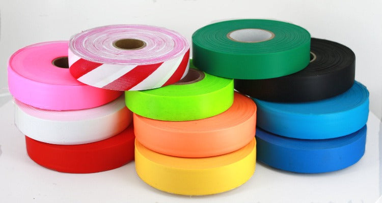 Flagging Tape PVC 75m x 25mm Box of 10 – Lasertools